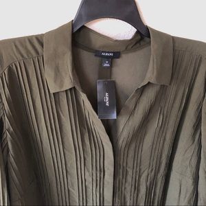 Alfani | Tops | Nwt Alfani Textured Pintuck Blouse Top Plus 4x | Poshmark